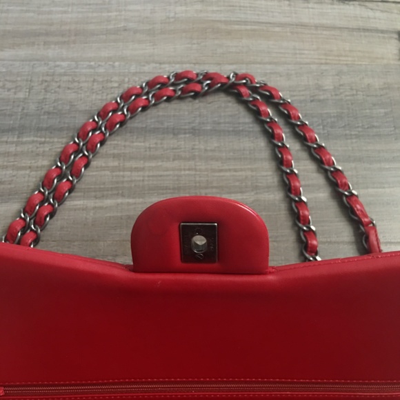 CHANEL | Bags | Chanel Classic Double Flap In Lambskin Red | Poshmark